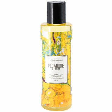 77569 Pleasure Lab Refreshing Massage Oil Mango and Tangerine, 100 мл. Массажное масло с ароматом манго, мандарина и лайма