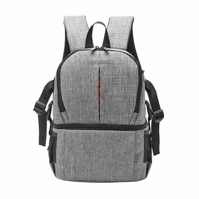 Фоторюкзак Clover Run серый с отсеками и съемными перегородками (011)