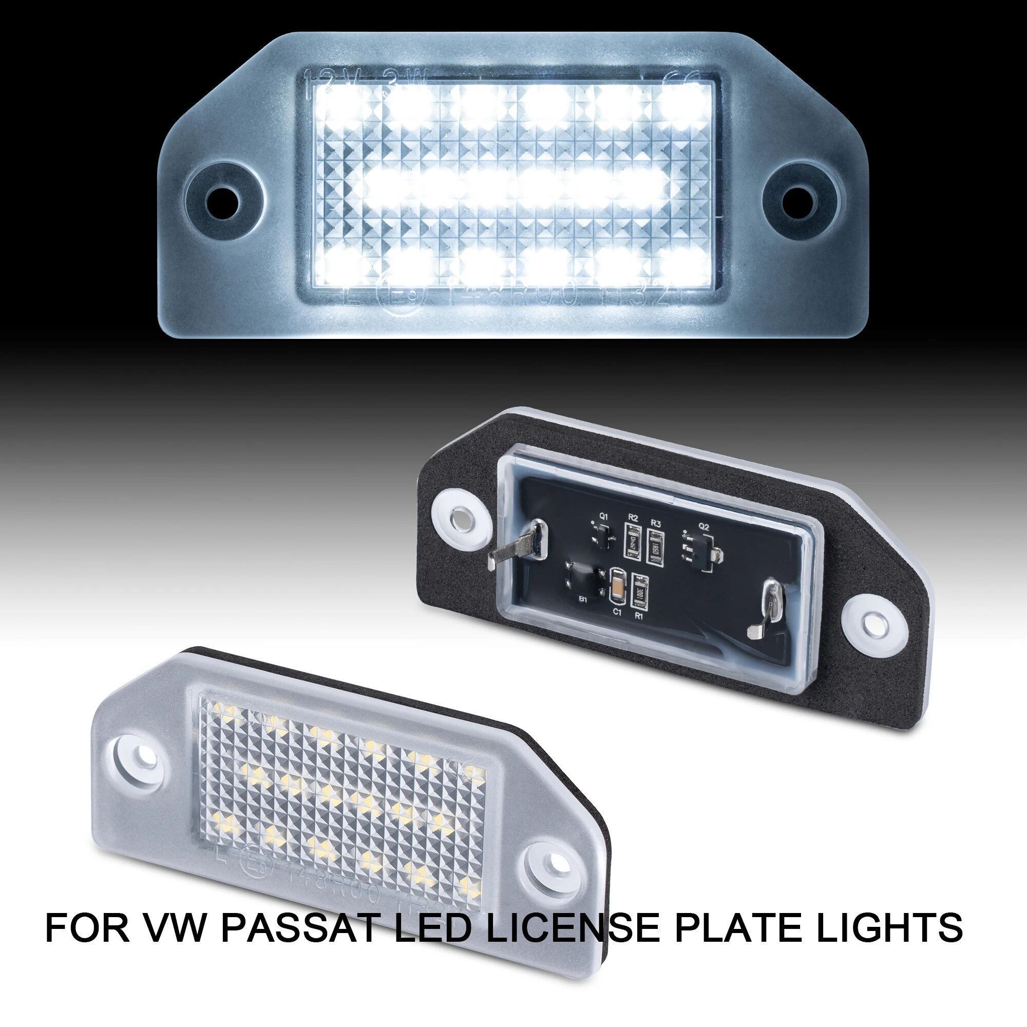 Подсветка номера пассат б5 Для VW PASSAT B5 3B2 седан Автомобильный задний светодиодный номерной знак парковочные огни Canbus Бесплатная ошибка задний фонарь 6000K
