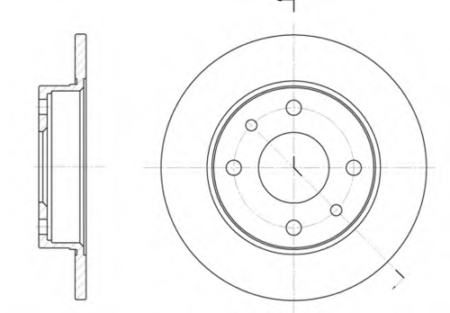 611000 диск тормозной alfa romeo 155fiat bravotempra 14-25 88