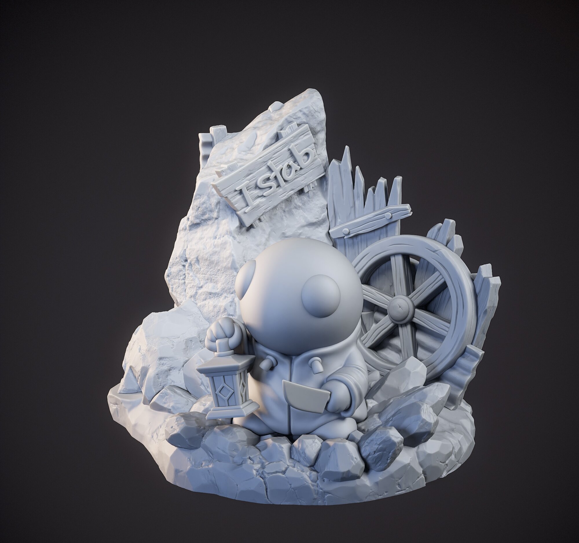 Фигурка Chibi Tonberry из игры Final Fantasy XVI — фото 1