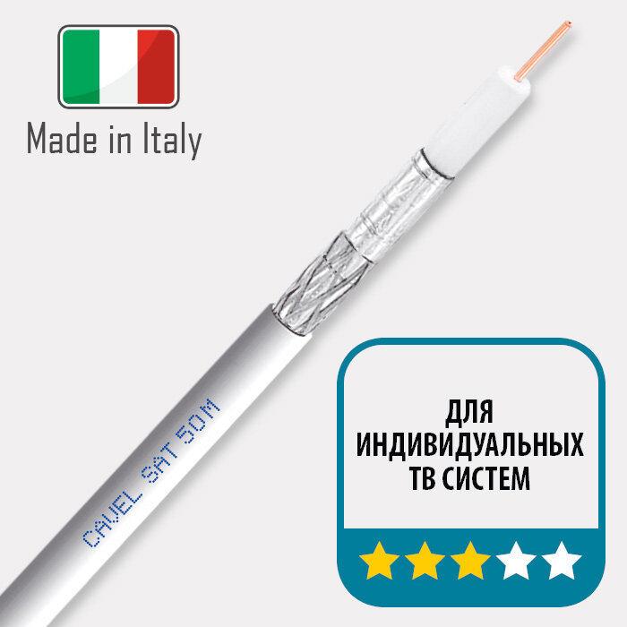 Кабель коаксиальный CAVEL SAT 50 M (20 м)