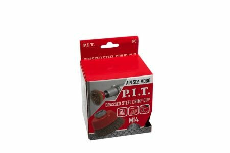 Щетка чашечная латунная P.I.T. 60x0,3мм M14(APLS12-M060)