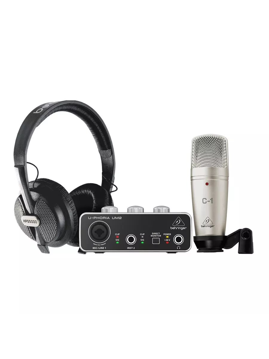 Комплект для домашней студии звукозаписи U-PHORIA STUDIO