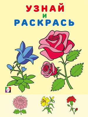 УзнайИРаскрась Цветы (Арт. 31978), (Фламинго, 2023), Обл, c.14
