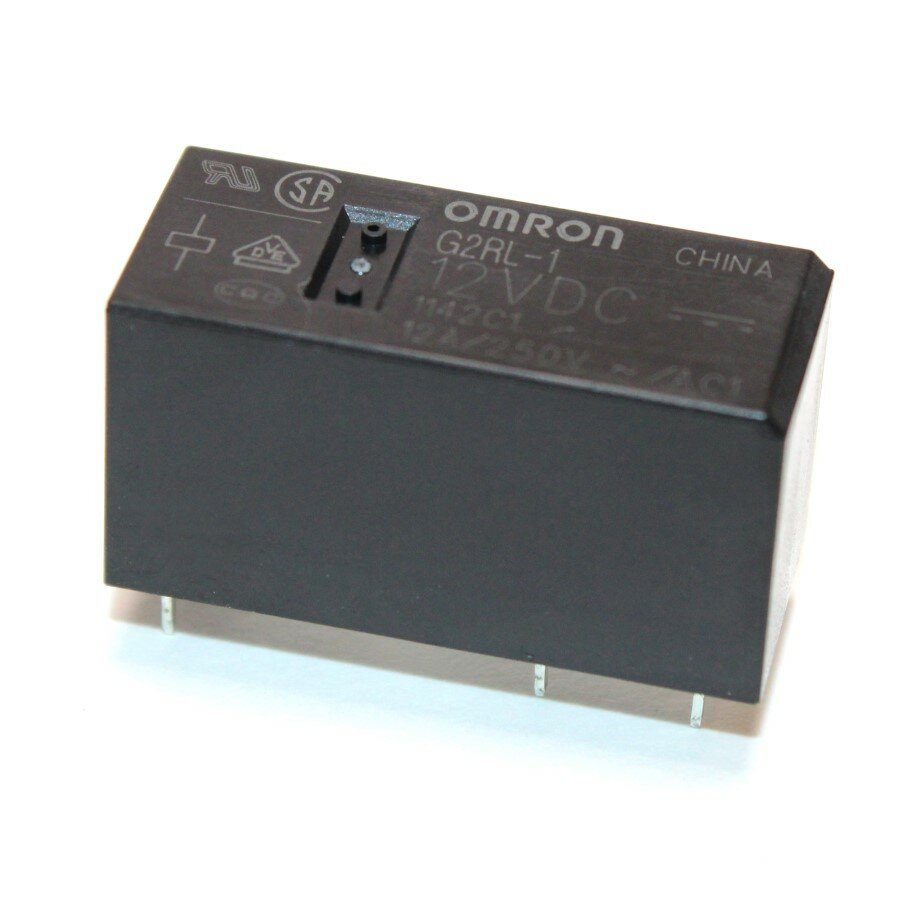 RELAY G2RL112DC, Реле, R_G2RL, OMRON, (упр:12В/DC, комм: 12A/250В/AC, 1NO/1NC, AgSnO2, R-coil:576Ом)