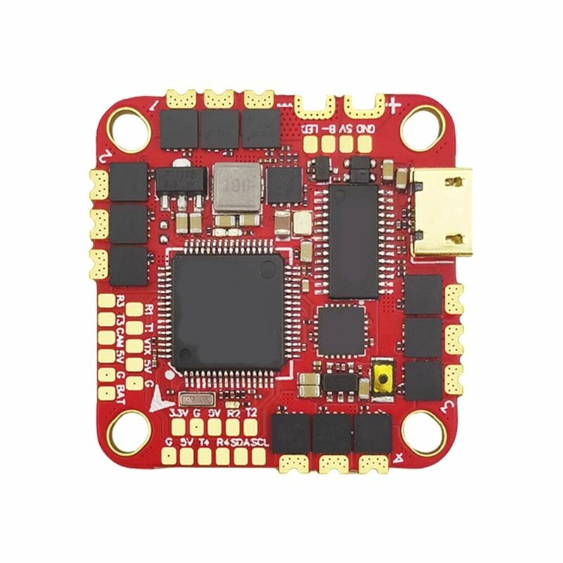 Контроллер полета F722 AIO Встроенный 40A ESC STM32F722RET6 MPU6000 AT7456E OSD Барометр 5V/3A BEC Двойной USB совместим с FPV Droe