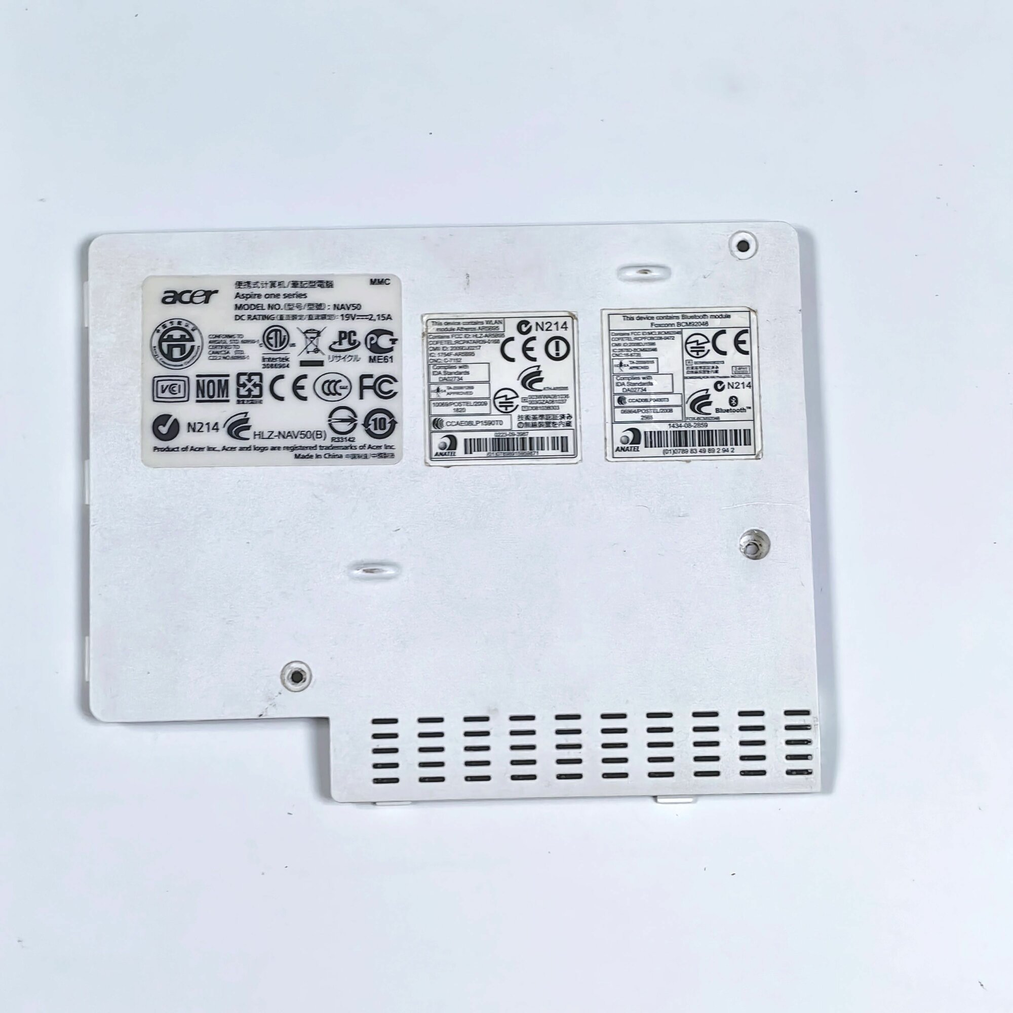 Крышка поддона ноутбука Acer Aspire one NAV50 AP0AE000510