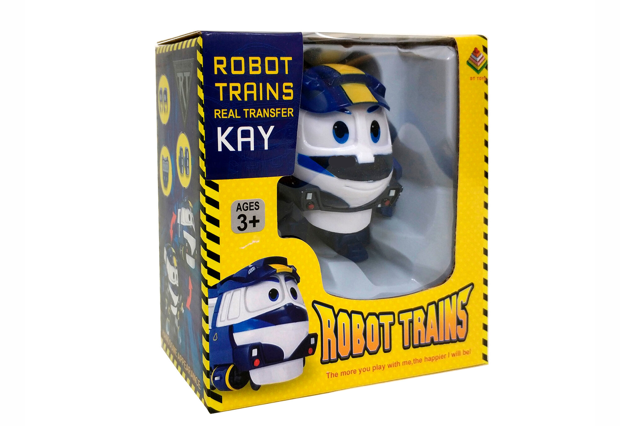 Трансформер Robot Trans KEY Робот-поезд Кей (синий), пластик