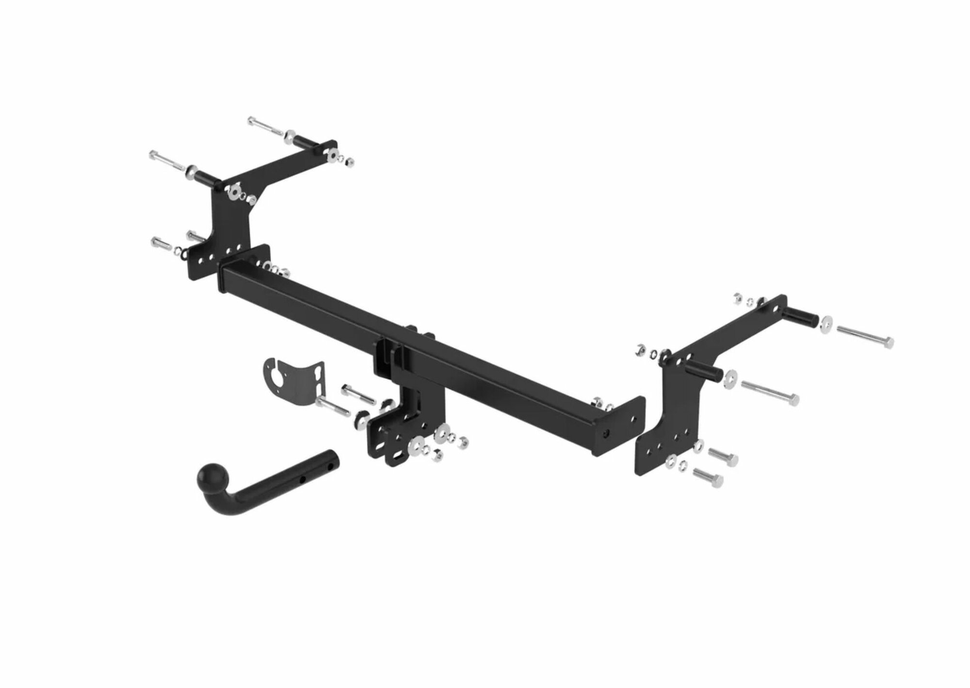 Фаркоп на Renault Duster 2010-, Kaptur 2016-, Nissan Terrano 2014-. 1500/75кг (паспорт и сертификат в комплекте)(без электрики)R23.01A