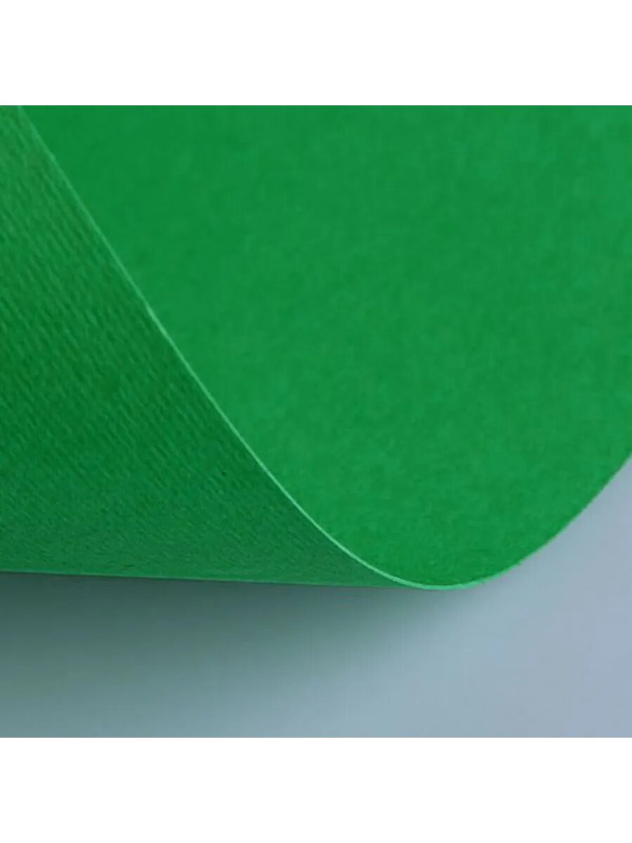 Бумага картон для творчества 1 л, А2+, 500х700 мм, зеленый