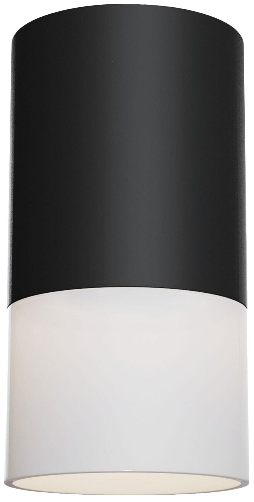 Потолочный светильник MAYTONI C007CW-01B, GU10, 10 Вт, кол-во ламп: 1 шт, цвет: черный