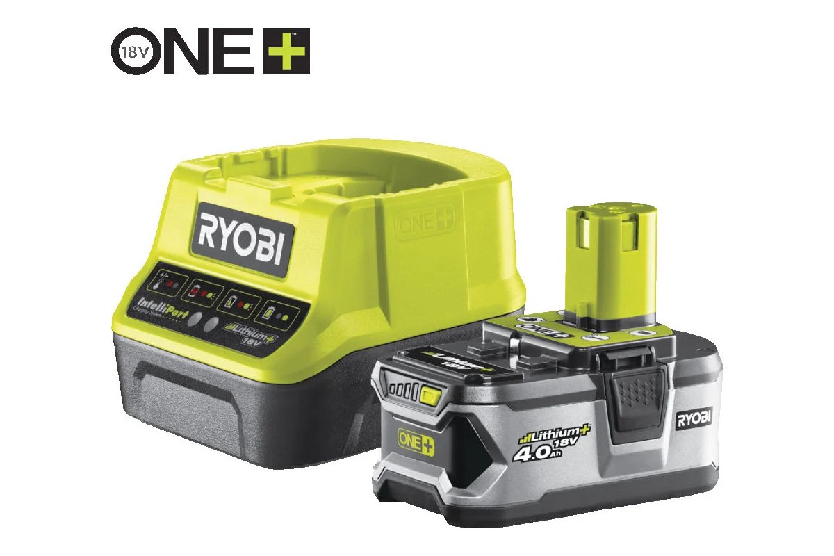 Ryobi ONE+ аккумулятор 4.0Aч + зарядное устройство RC18120, RC18120-140 5133003360