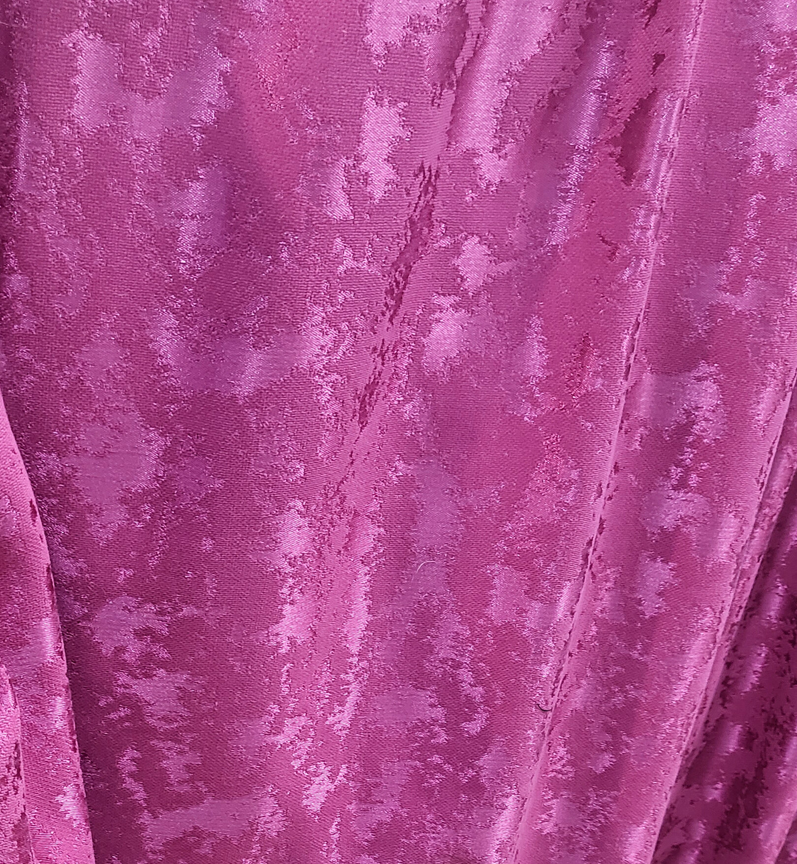 Ткань портьерная для шитья штор , отрез 4,0 метра, ширина 280 см, канвас цвет фуксия