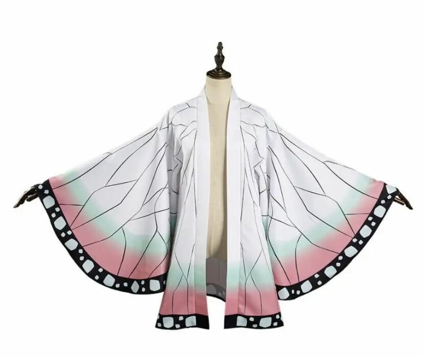 Хаори накидка Шинобу Кочо клинок рассекающий демонов размер S