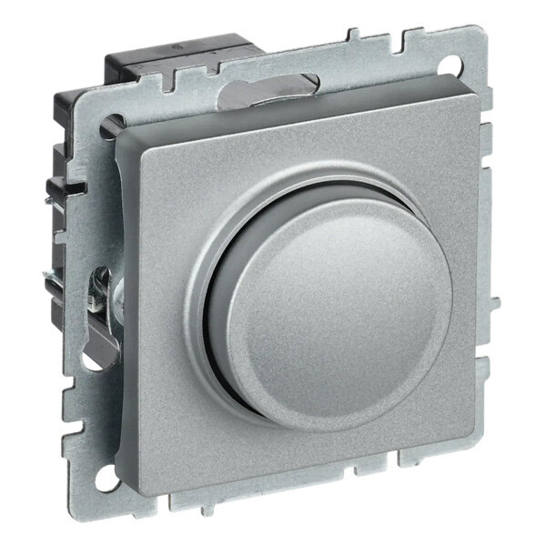 Диммер пов-наж. 600Вт СС10-1-0-БрА алюминий BR-D20-0600-K47 BRITE IEK