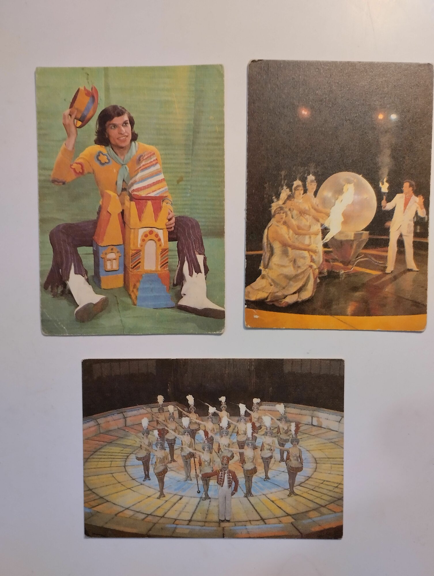 Набор карманных календариков СССР. Цирковое шоу (3 штуки)