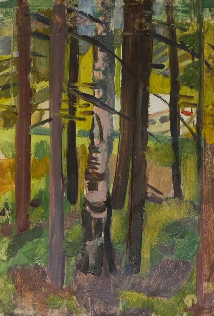 Лес, Валентина Петрова, Экспрессионизм