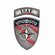 Нашивка ISAF NATO-OTAN, красный, цвет 1