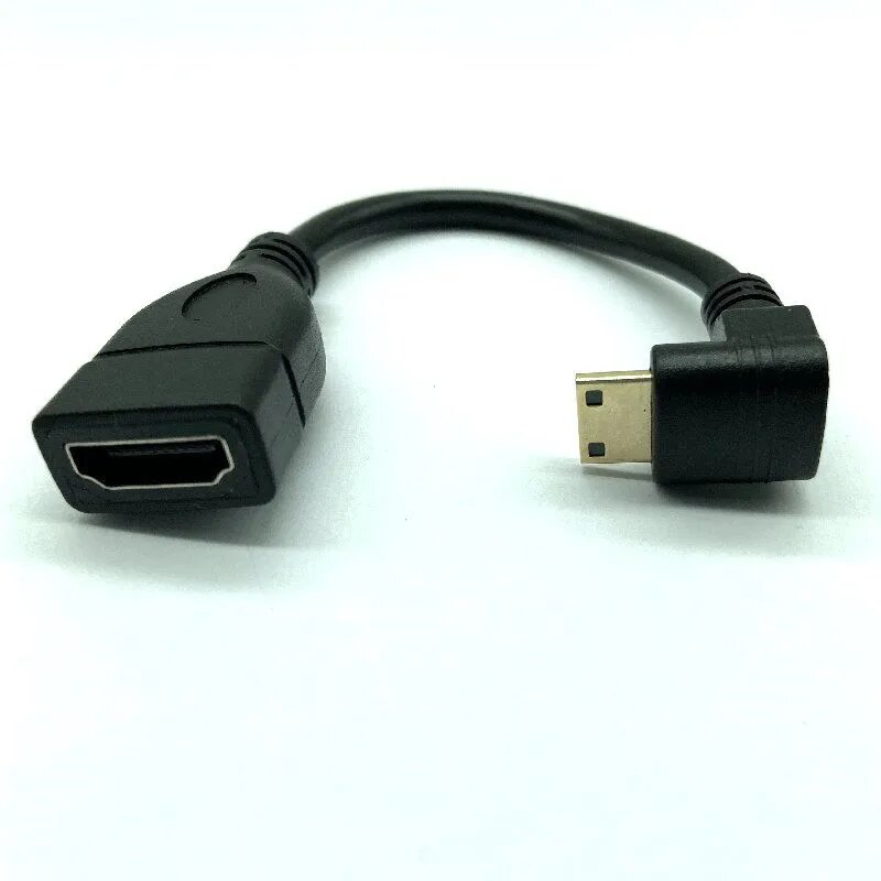 BINYEAE HDMI адаптер угловой 90 градусов, длина UP — фото 1