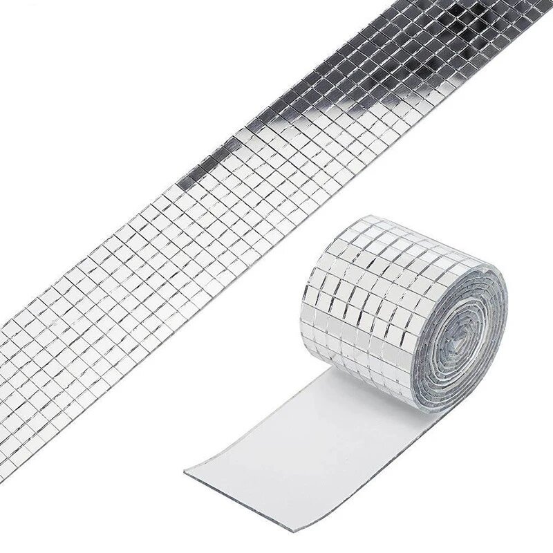 Новые самоклеящиеся акриловые мини-квадратные зеркала, мозаичная плитка, наклейки для ванной комнаты, сделай сам, ручная работа, изготовление украшений дома