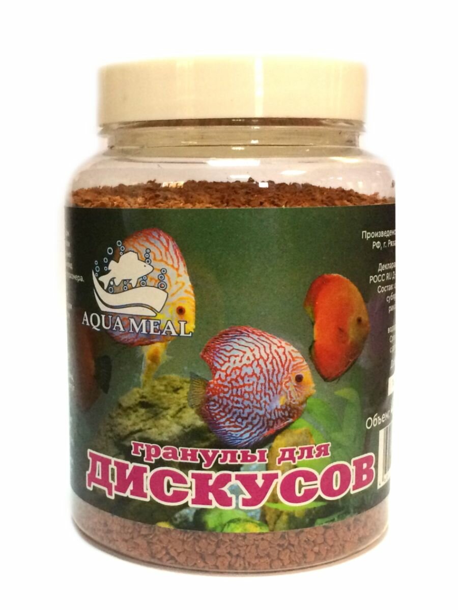 Корм для рыбок аквариумных гранулы для Дискусов 400 мл.