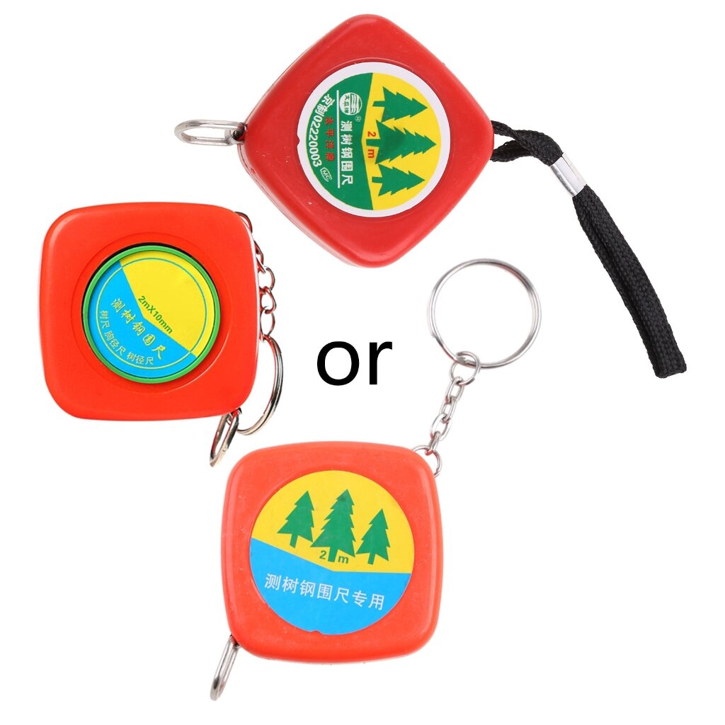 Лента для измерения диаметра дерева 2000 Мм Мягкая Выдвижная Измерительная лента