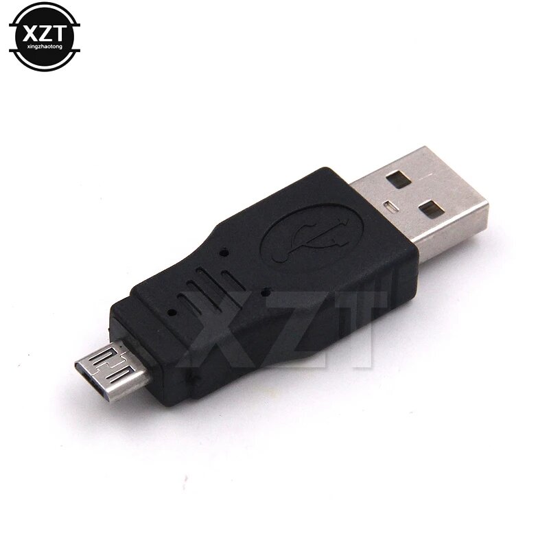 USB-адаптер Micro 5p USB 2.0 черный — фото 1