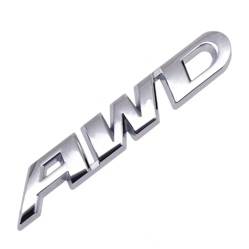 Металлический автомобильный значок с 3D надписью, шикарный значок для крыла багажника, аксессуары для Honda Civic CRV Subaru Mazda Toyota RAV4 Kia
