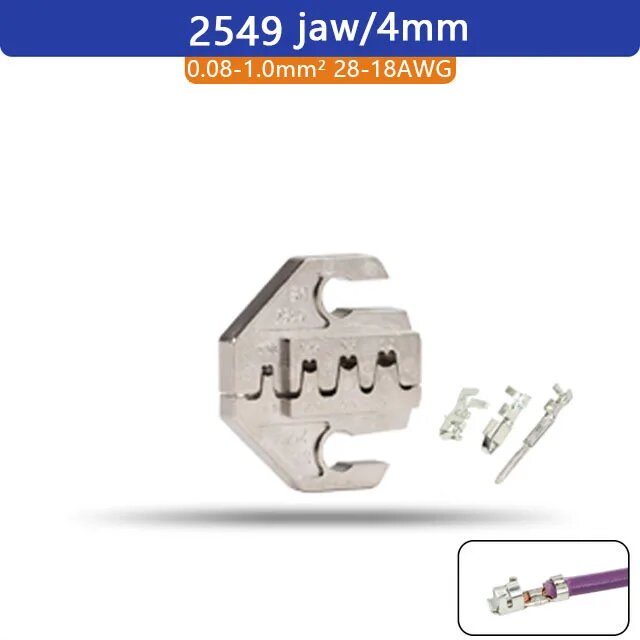 Плоскогубцы для обжима клемм Thinkingleader 2549, 0.08-1.0mm², 28-18AWG