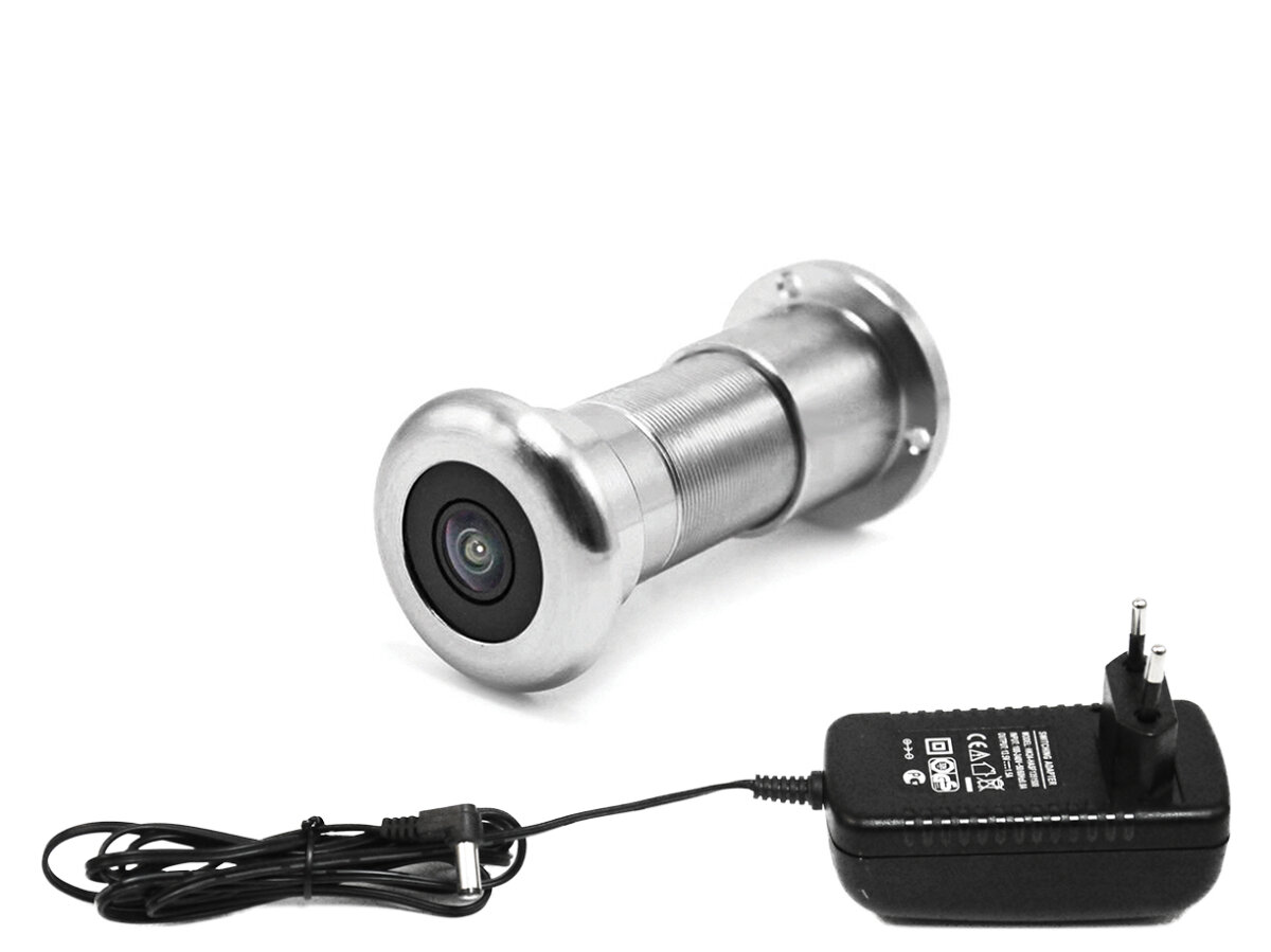 KDM (КДМ) V-200-8G - видео глазок в дверь, видеоглазок для двери с монитором и записью, видеоглазок дверной с записью