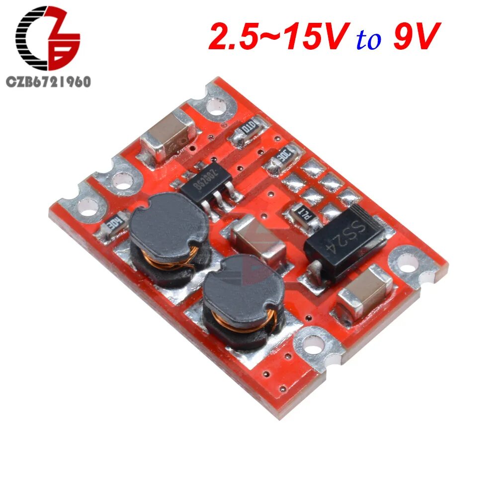 DC-DC повышающе-понижающий преобразователь 2.5-15V до 9V