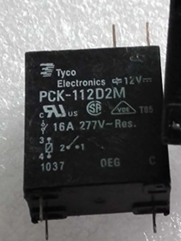 Реле PCK-112D2M 12В 4 контакта 2 PCS