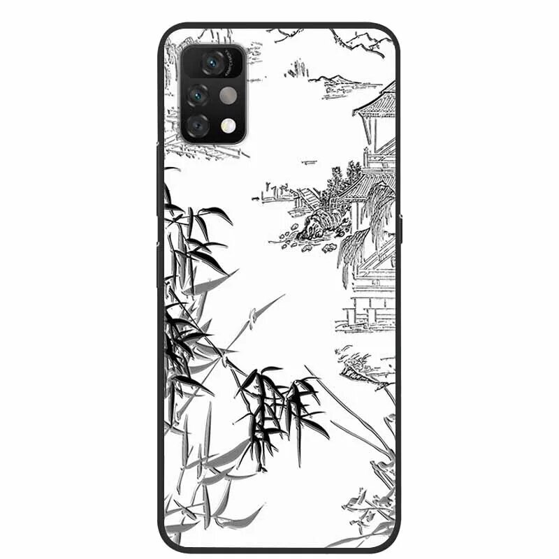 Роскошный силиконовый чехол с 3D-тиснением в виде цветов для Umidigi A11, противоударный чехол с 41