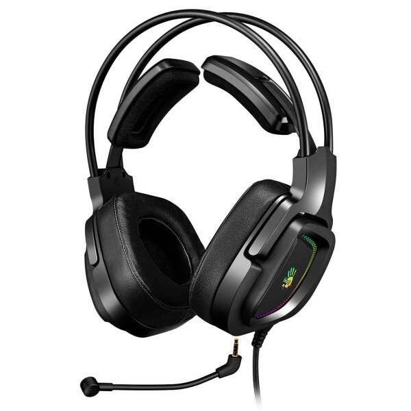 Наушники с микрофоном A4 Bloody G575 черный 2м мониторные USB оголовье (G575 USB/ BLACK)
