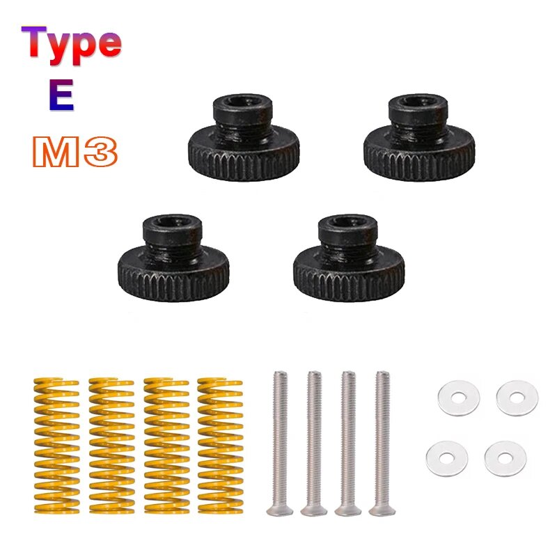 Комплект запчастей для 3D принтеров 5Aplusreprap Type E-Yellow Spring