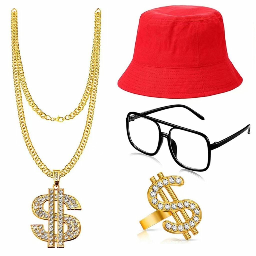 Костюмные аксессуары для хип-хопа 80-90-х