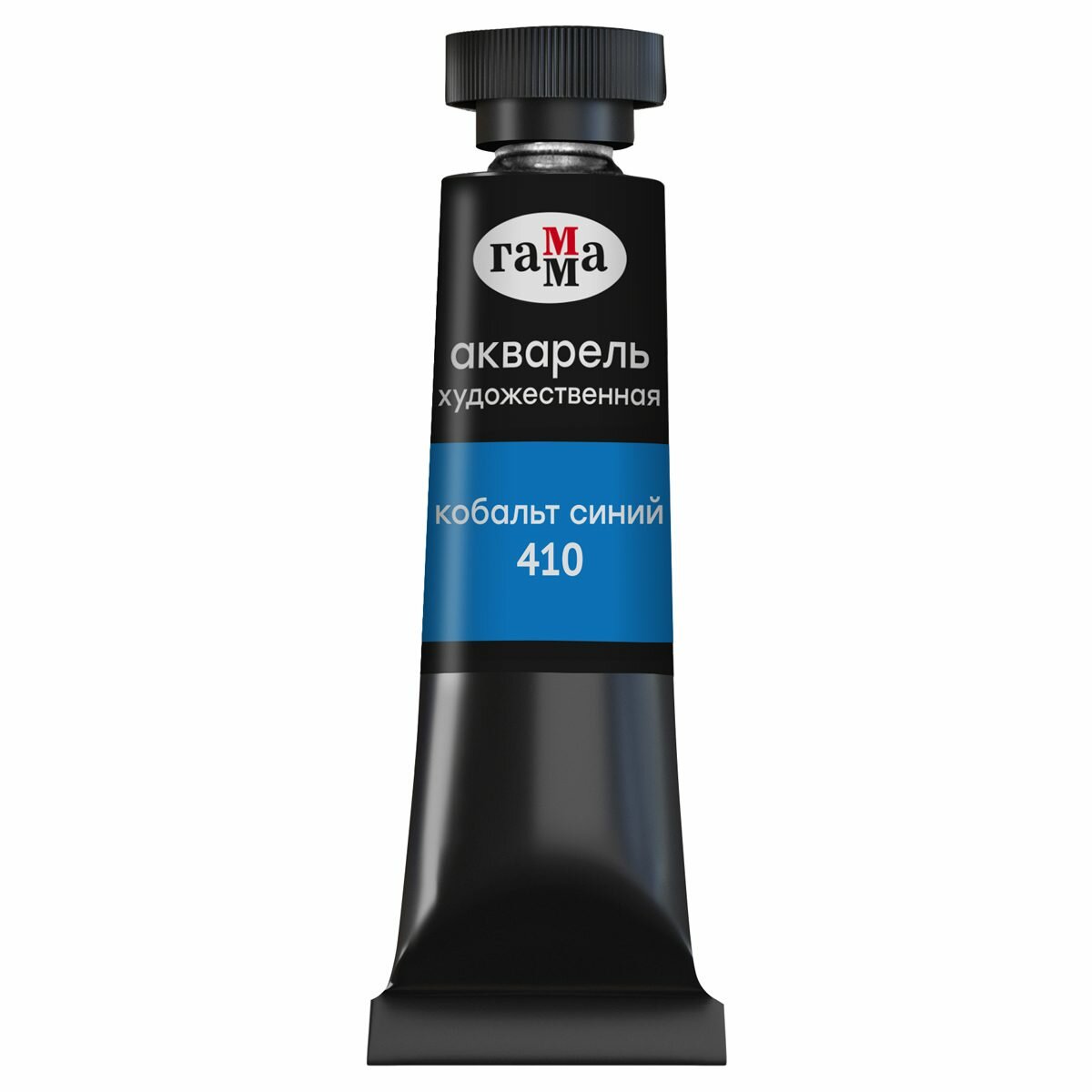 Краска акварельная художественная Гамма "Старый Мастер", кобальт синий, 9мл, туба (111021410)