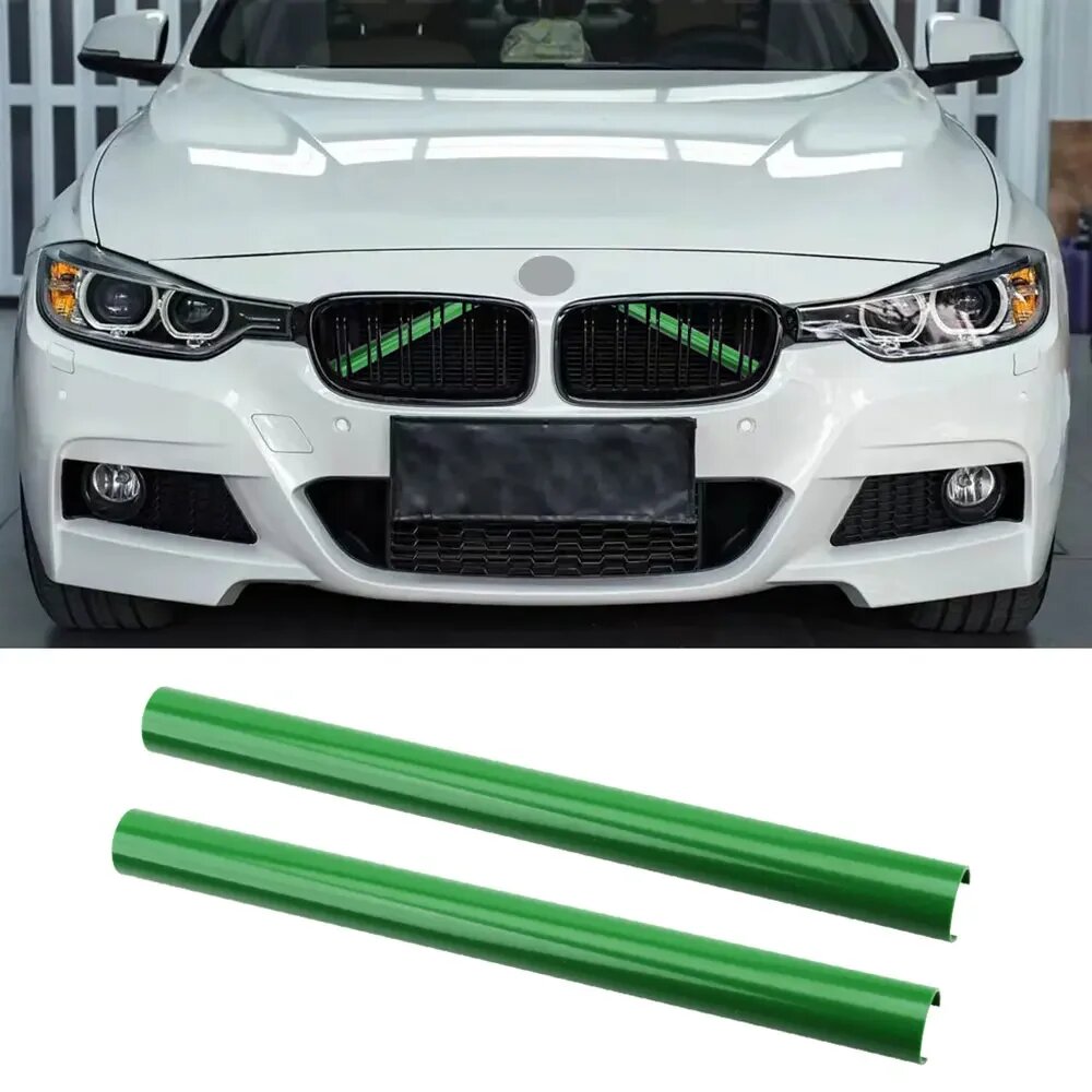 2 шт. накладки на переднюю решетку, наклейки на рамку для BMW F10 E60 F30 F32 F20 F22 F06 F02 F25 F26 G20 1 2 3 4 5 6 7 Series