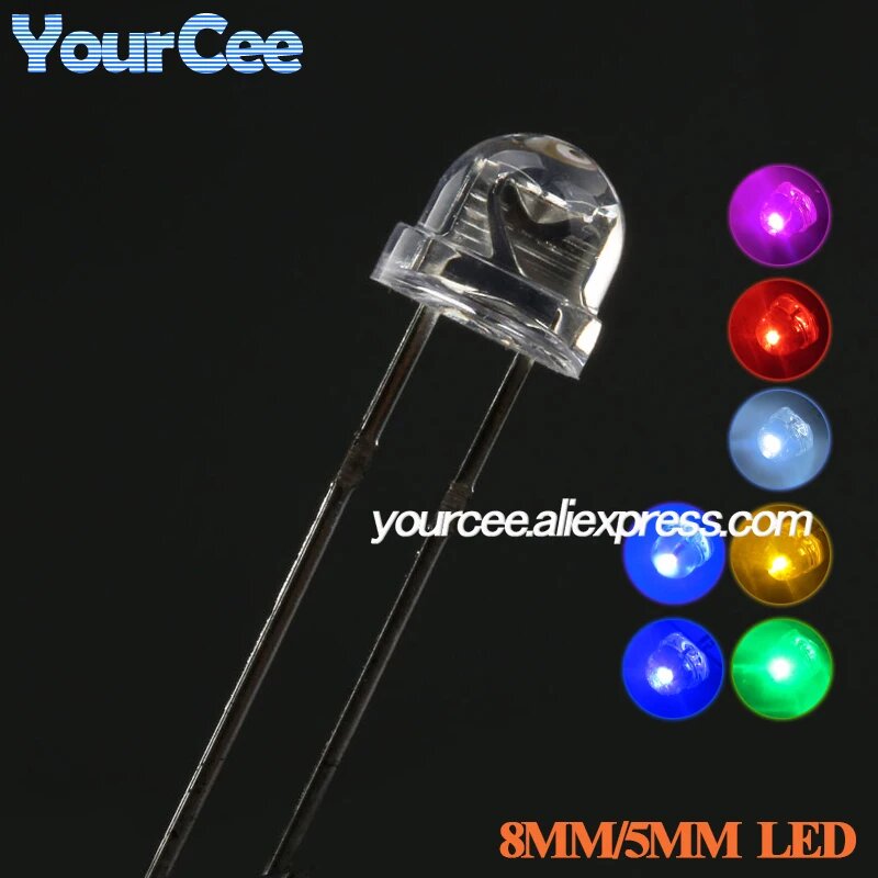 Светодиоды 5mm Red 50шт