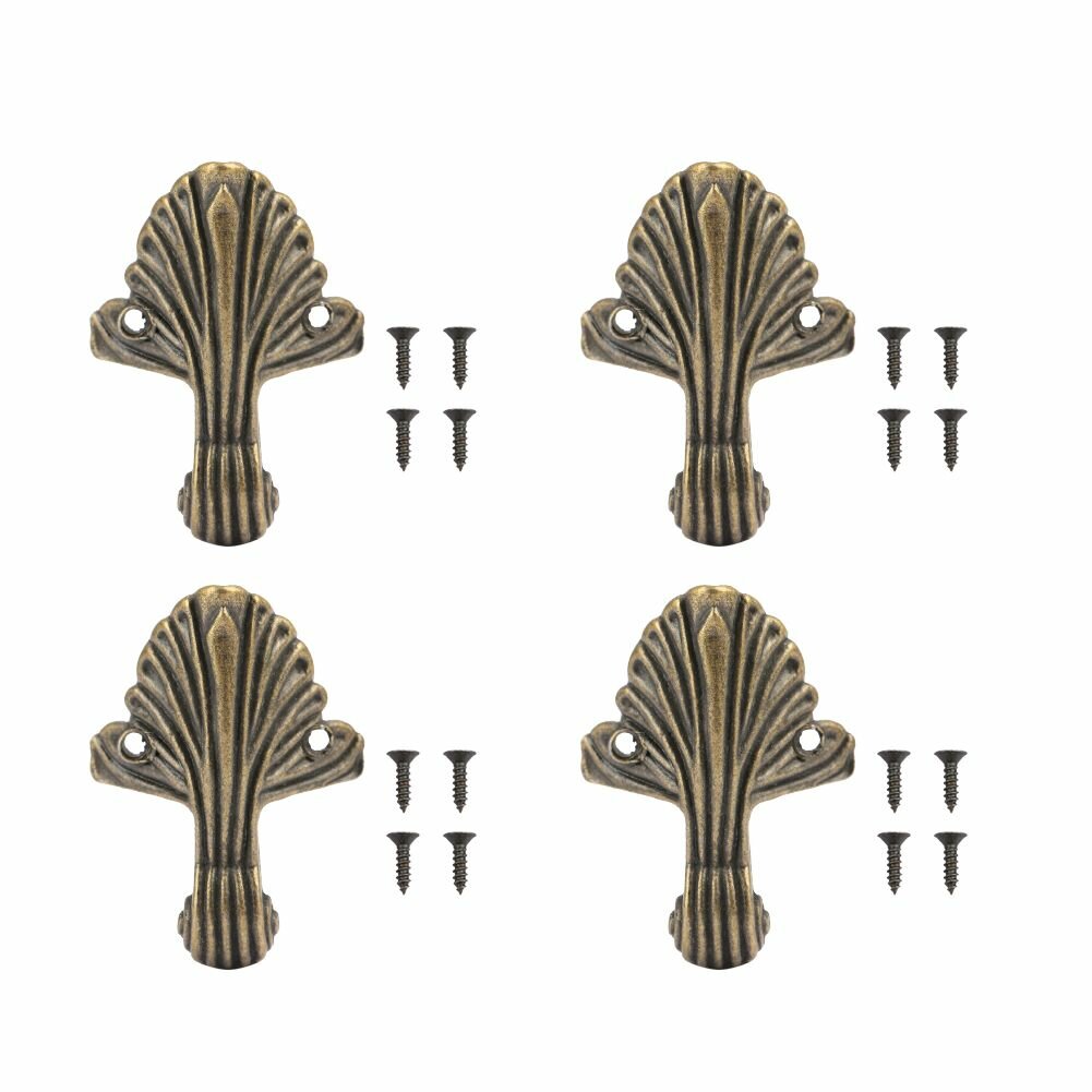 4 античные ножки для деревянных подарочных коробок