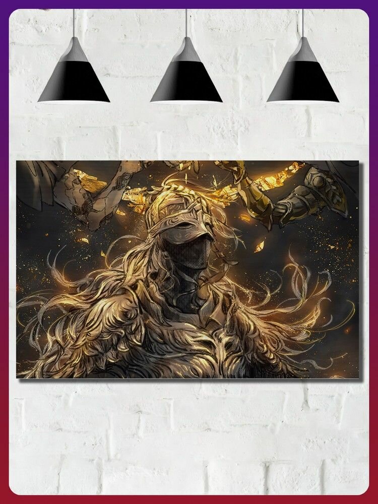 Картина интерьерная на дереве Игры Dark Souls - 62412193