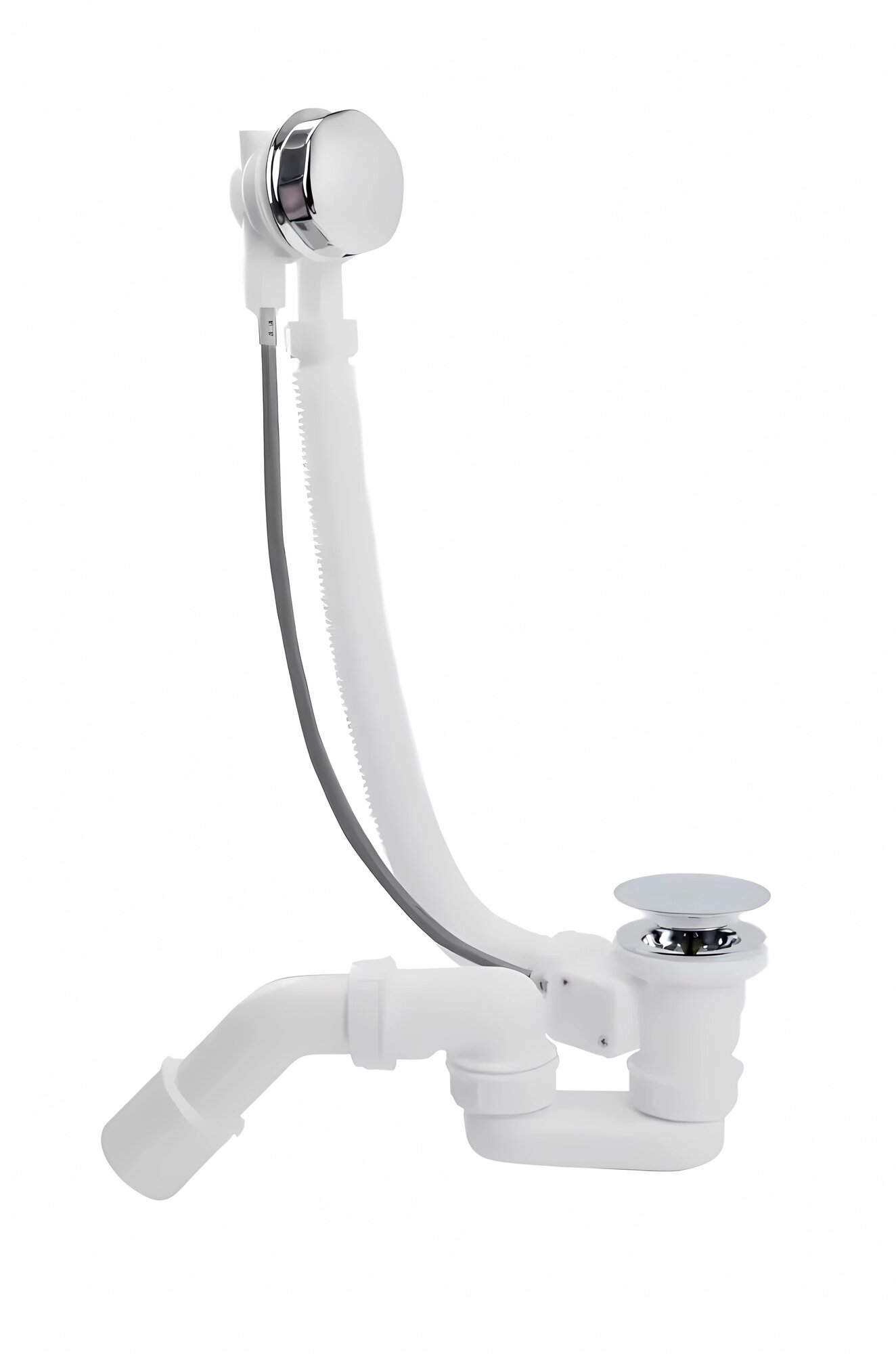 Полуавтоматический сливы-перелив для ванны Grocenberg GB240CR Хром