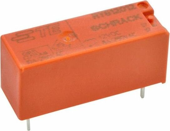 Реле TE Connectivity 7-1393224-9 электромагнитное SPST-NO Uобмотки 12ВDC 8A/250ВAC 620Ом 1 шт