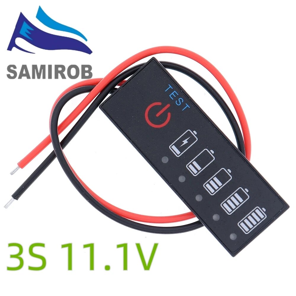 Индикатор уровня заряда батареи SAMIROB 3S 11.1V