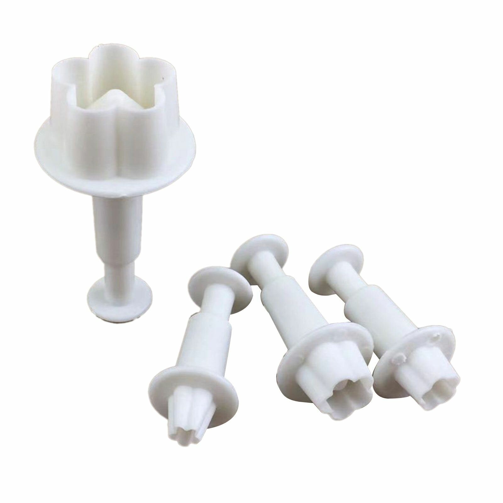 Набор для выпечки 4 Шт./компл. Плунжер с лепестками цветов для украшения помадной массы Резак для сахарной формы