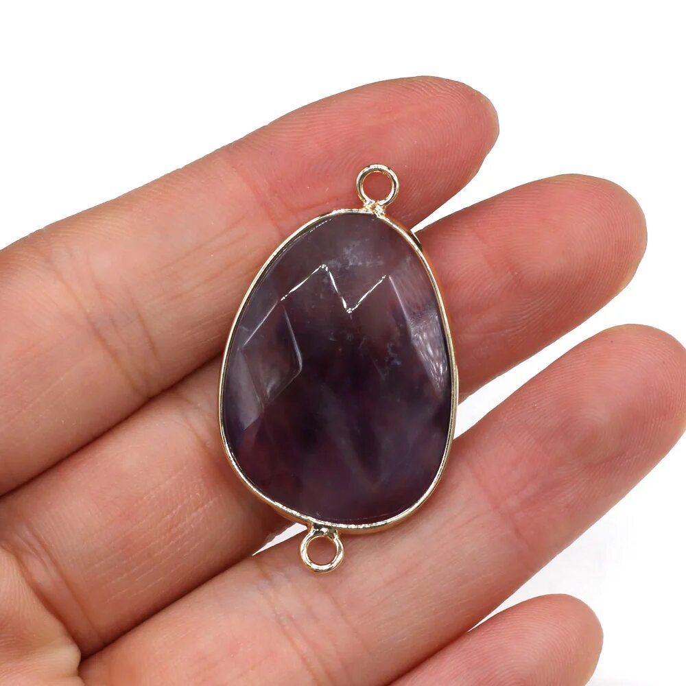 Подвески из аметиста для рукоделия Amethyst