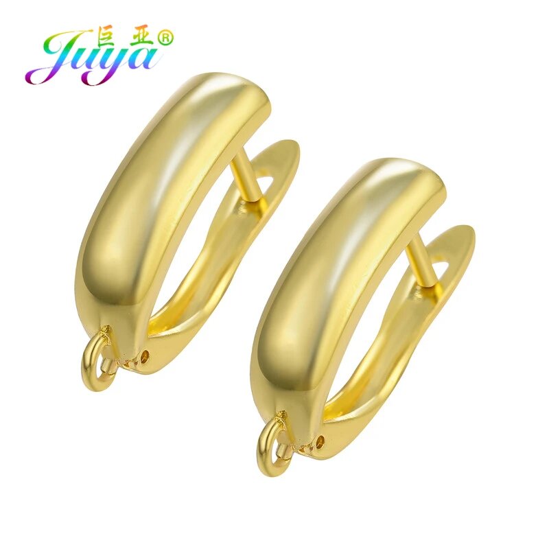 Позолоченные серьги-крючки Juya, Gold