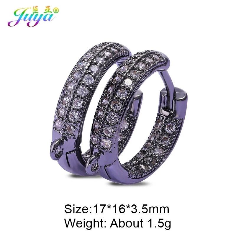 Juya Фиолетовые серьги-кольца, 2 шт