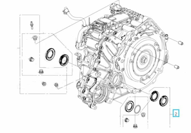 Набор уплотнений КПП; Артикул Honda/Acura: 062295J4000 (Оригинал)